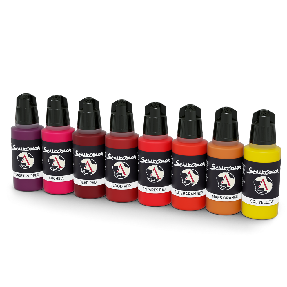 BLOOD and FIRE Red Paint Set – SCALE75 - Hobbies & Games