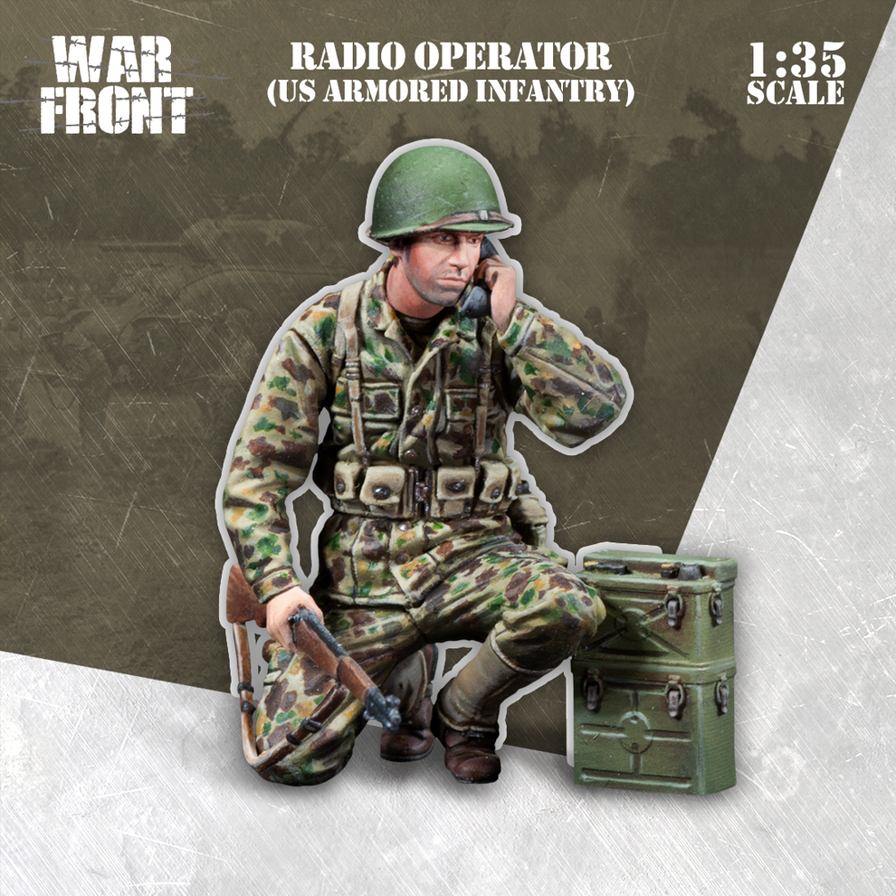 RADIO OPERATOR US ARMORED INFANTRY – SCALE75 - Hobbies & Games
